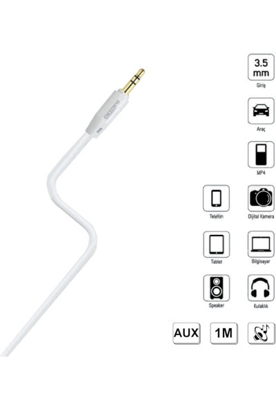 Subzero AX20 3.5 mm Jack Ses Aktarım Kablosu