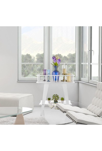 Vip Home Viphome Ahşap Dekoratif Çiçeklik (VDA-654)