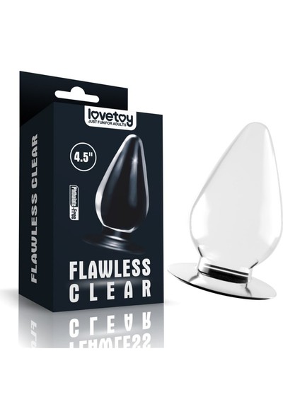 Lovetoy Flawless Şeffaf Esnek Kalın Anal (Tıkaç) Plug Lovetoy Flawless Şeffaf Esnek Kalın Anal (Tıkaç) Plug