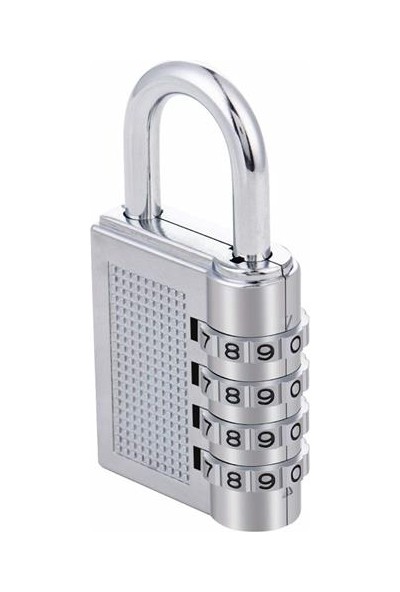Mastercare 4 Kademe Şifreli 50 mm Asma Kilit 6'lı Paket