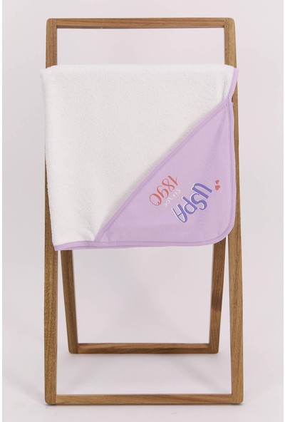 U.S. Polo Assn. U.s. Polo Assn Lila Kız Bebek Havlu