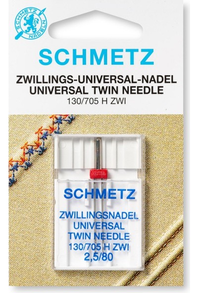 Schmetz Çift Iğne 2.5mm