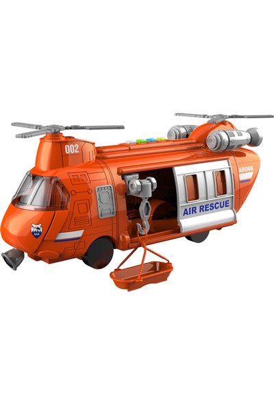 Vardem Sesli Işıklı Arama ve Kurtarma Helikopteri Turuncu Vardem Sesli Işıklı Arama ve Kurtarma Helikopteri Turuncu