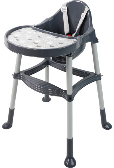 Kujju Pratik Mama Sandalyesi Gri