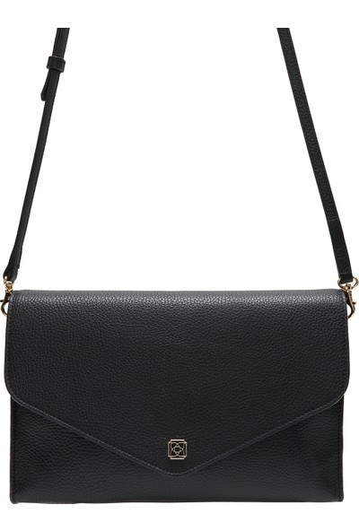 Desa Agnes Siyah Kadın Deri Portföy Çanta