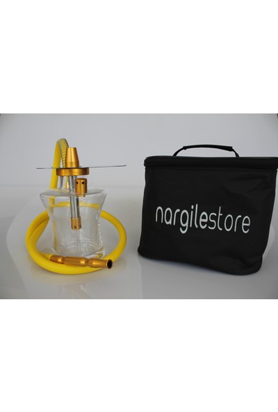 Nargile Store Küçük Boy Çantalı Nargile Takımı Masa Üstü Nargile Takımı