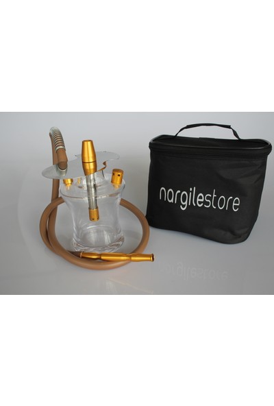 Nargile Store Küçük Boy Çantalı Nargile Takımı Masa Üstü Nargile Takımı