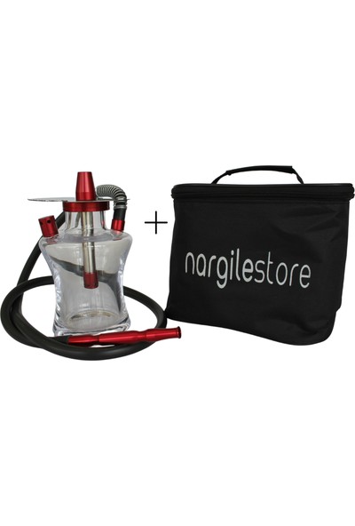 Nargile Store Küçük Boy Çantalı Nargile Takımı Masa Üstü Nargile Takımı