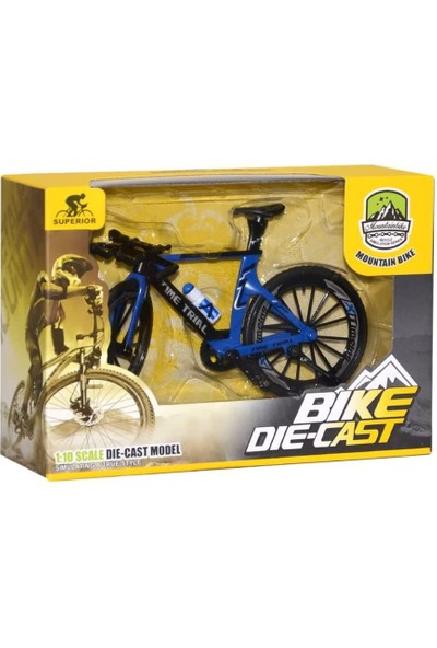 Farbu Oyuncak Minyatür Metal Dağ Bisiklet 1:10 0818-8A