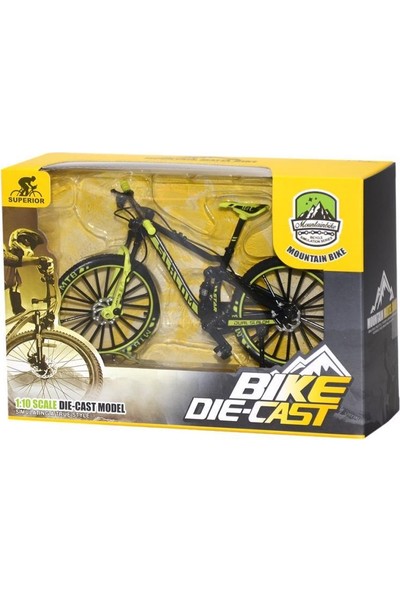 Farbu Oyuncak Minyatür Metal Dağ Bisiklet 1:10 0818-5A