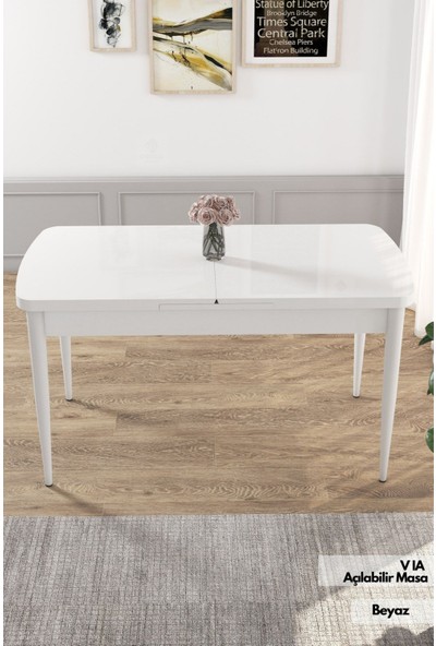 Canisa Concept Canisa Via Serisi 80 x 132 cm Açılabilir Mutfak Masası , Yemek Masası
