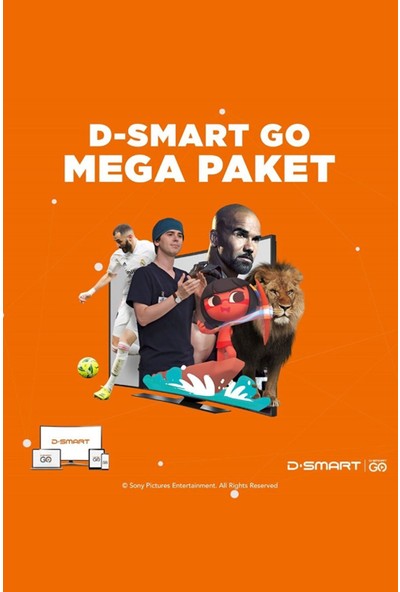 D-Smart Go Mega 6 Aylık Dijital Abonelik Kodu