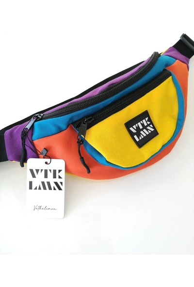 Vatkalimon Sarı Renkli Omuz ve Bel Çantası