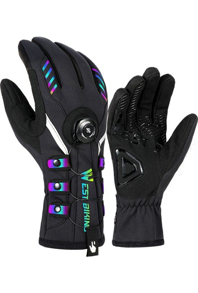 West Biking Ayarlanabilir Kendinden Kilitlemeli Bisiklet Eldiveni (Yurt Dışından)