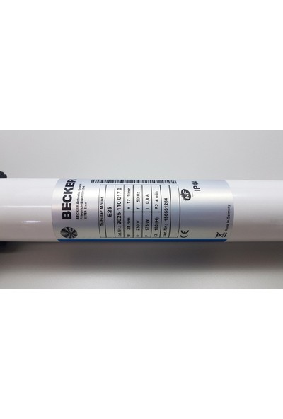 Becker E25 E Serisi Düz Motor Becker E25 E Serisi Düz Motor