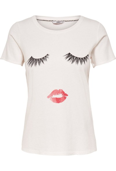 Only Onlhappy Isa S/s Aop T-Shirt Jrs Cloud Dancer Only Onlhappy Isa S/s Aop T-Shirt Jrs Cloud Dancer