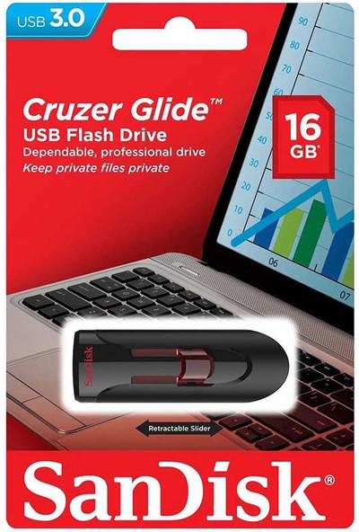 Sandisk Cruzer Glide 3.0 16 GB Flash Disk Sandisk Cruzer Glide 3.0 16 GB Flash Disk