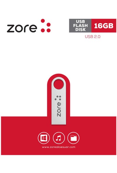 Gri Metal USB Flash Disk 16GB