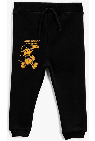 Koton Mickey Mouse Baskılı Jogger Eşofman Altı Lisanslı