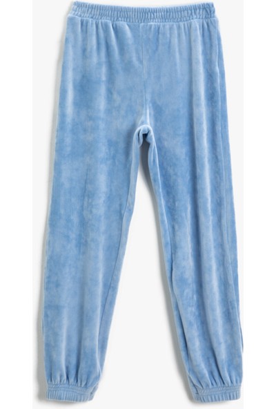 Koton Basic Kadife Jogger Eşofman Altı