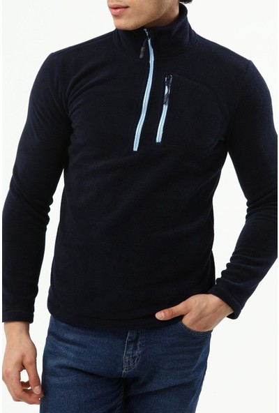 Ghassy Co. Erkek Performance Cepli Yarım Fermuarlı Polar