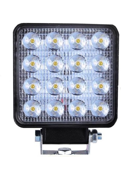 BoostZone Off Road Kare LED Çalışma Lambası 16 Ledli 12-24V / 48W