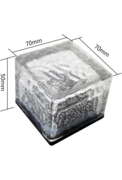 Sinerji Shop Solar Güneş Enerjili Buz Cam Zemin Dekoratif Bahçe Aydınlatma LED Kristal Sinerji Shop Solar Güneş Enerjili Buz Cam Zemin Dekoratif Bahçe Aydınlatma LED Kristal