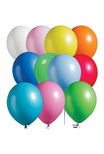 Nistabolje Karışık Renkli Balon (75 Adet)