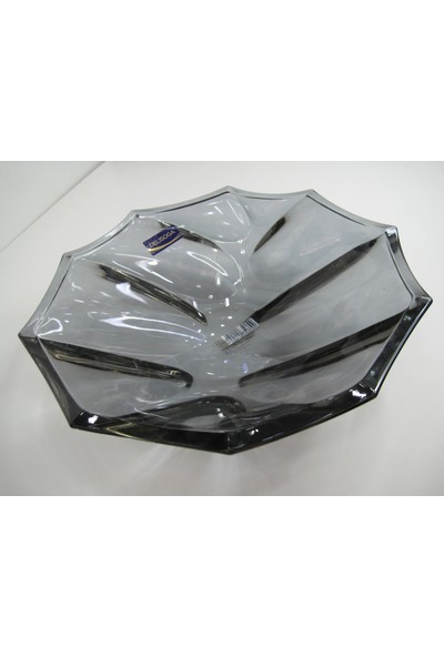 Delisoga Kristal Füme Rengi Asimetrik 10 Köşeli Gondol