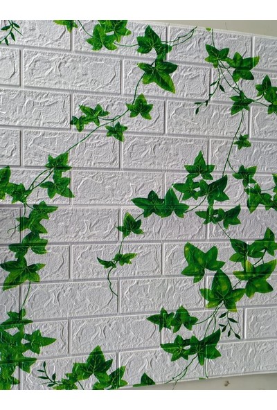 Renkli Duvarlar NW88 Kavak Yaprağı Tuğla Yapışkanlı 4,5 mm Duvar Kağıdı 3D Panel Renkli Duvarlar NW88 Kavak Yaprağı Tuğla Yapışkanlı 4,5 mm Duvar Kağıdı 3D Panel