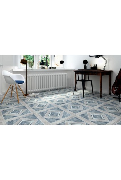 Renkli Duvarlar NWYP06 Mavi Karo Yapışkanlı Pvc Yer Döşeme Parkesi Renkli Duvarlar NWYP06 Mavi Karo Yapışkanlı Pvc Yer Döşeme Parkesi