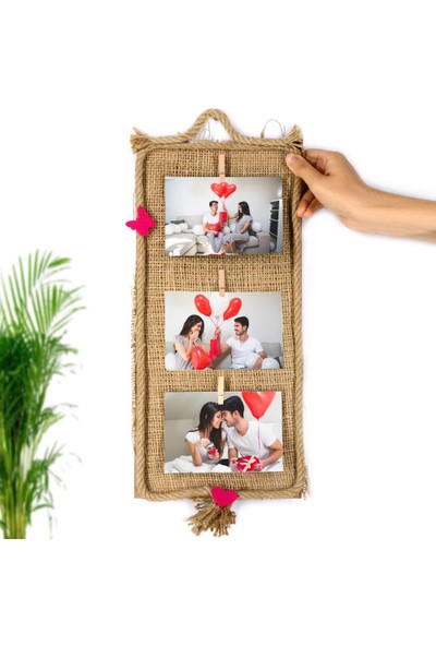 Sinerji Shop Hasır Çerçeve 3lü Model Dekoratif Hediyelik Sinerji Shop Hasır Çerçeve 3lü Model Dekoratif Hediyelik