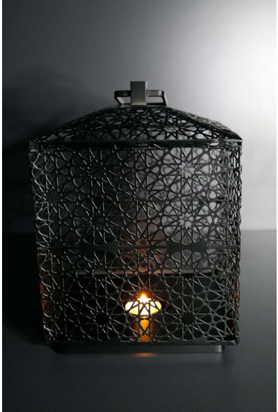 Joy Home&Accessories Telkari Fener Siyah Renk 22 cm Joy Home&Accessories Telkari Fener Siyah Renk 22 cm