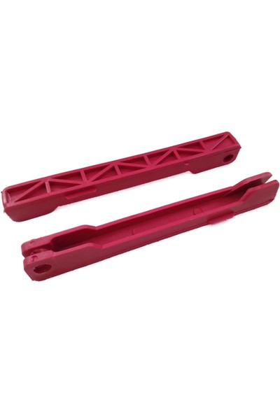 Zeygen Baza Amortisör Kilidi Plastiği Baza Emniyet Kilidi Baza Kilidi Kırmızı 2 Adet 17 cm Uzunluk