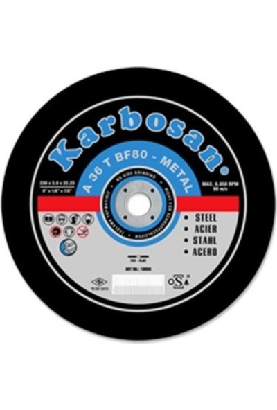 Karbosan 230 mm Metal Kesme Taşı