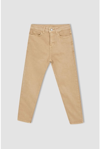 DeFacto Erkek Çocuk Dad Fit Beş Cep Jean Pantolon V5609A621WN