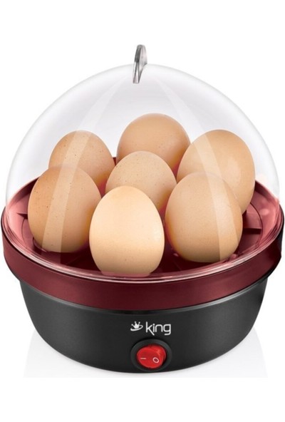 King P-650 Kottos Yumurta Pişirme Makinesi Kırmızı King P-650 Kottos Yumurta Pişirme Makinesi Kırmızı