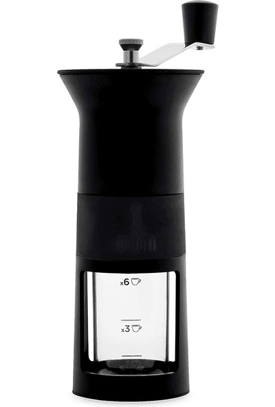Bialetti Macina Caffe Siyah El Değirmeni 200 ml Bialetti Macina Caffe Siyah El Değirmeni 200 ml
