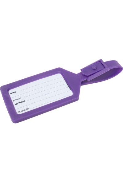 Bagacar Mor Valiz Isimliği Uçak Bagaj Etiketi