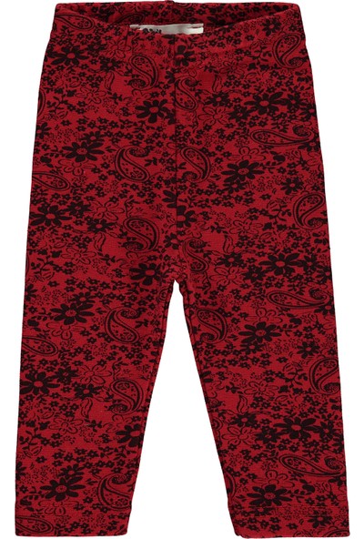 Civil Baby Kız Bebek Uzun Tayt 6-18 Ay Kırmızı