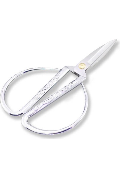 Tuhafiye Sepeti Söz Nişan Nakış Makası 8X15 cm Gümüş I Tuhafiye Sepeti