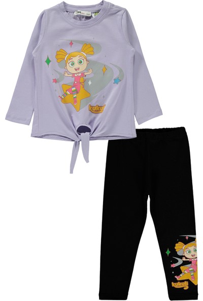 Kukuli Kız Çocuk Takım 2-5 Yaş Lila