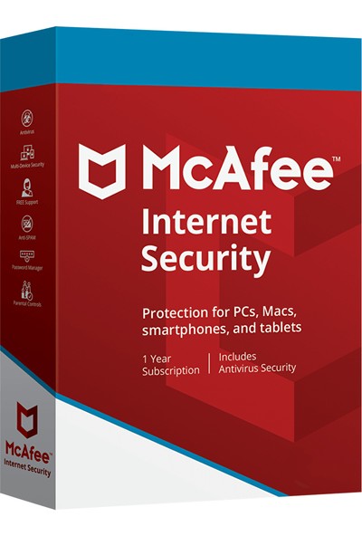 Mcafee Internet Security 5 Pc 1 Yıl Aktivasyon Kodu / Key