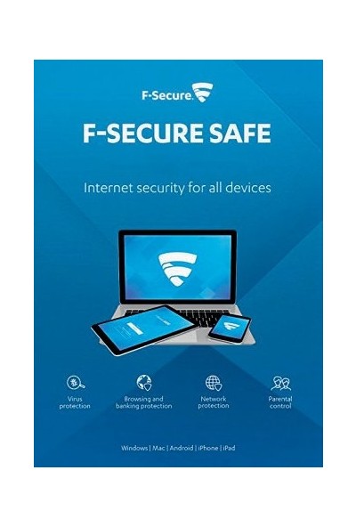 F-Secure Safe 5 Cihaz 1 Yıl - Windows Mac Android Ios F-Secure Safe 5 Cihaz 1 Yıl - Windows Mac Android Ios