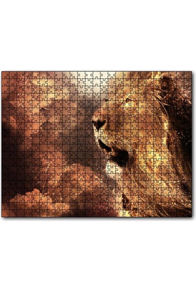 Caka Tablo Cakapuzzle Erkek Aslan Yelesi ve Aynı Renk Bulutlar 120 Parça Puzzle Yapboz Mdf (Ahşap) Caka Tablo Cakapuzzle Erkek Aslan Yelesi ve Aynı Renk Bulutlar 120 Parça Puzzle Yapboz Mdf (Ahşap)