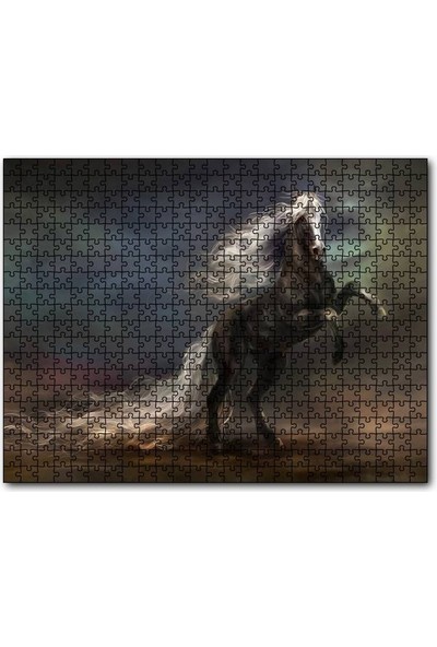 Caka Tablo Cakapuzzle Uzun Yeleli Şahlanan At Görseli 1000 Parça Puzzle Yapboz Mdf(Ahşap) Caka Tablo Cakapuzzle Uzun Yeleli Şahlanan At Görseli 1000 Parça Puzzle Yapboz Mdf(Ahşap)