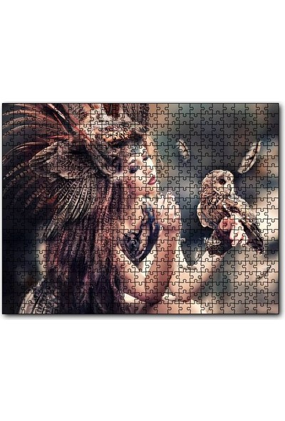 Caka Tablo Cakapuzzle Baykuş ve Kuş Kostümlü Kadın 120 Parça Puzzle Yapboz Mdf (Ahşap) Caka Tablo Cakapuzzle Baykuş ve Kuş Kostümlü Kadın 120 Parça Puzzle Yapboz Mdf (Ahşap)