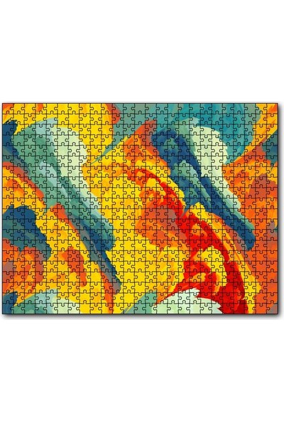 Caka Tablo Cakapuzzle Renkli Fırça Darbeleri Kompozisyon 500 Parça Puzzle Yapboz Mdf (Ahşap) Caka Tablo Cakapuzzle Renkli Fırça Darbeleri Kompozisyon 500 Parça Puzzle Yapboz Mdf (Ahşap)
