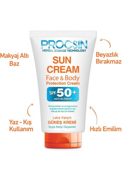 Procsin Leke Karşıtı Güneş Kremi
