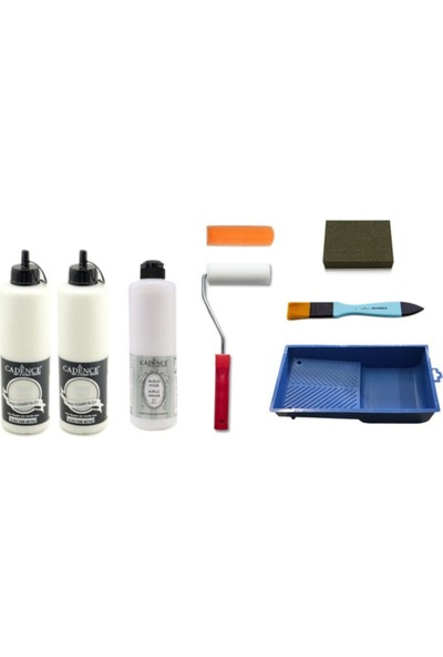 Cadence 1 Litre Pak Beyaz Boya + Mat Vernik Set 500 ml Cadence 1 Litre Pak Beyaz Boya + Mat Vernik Set 500 ml